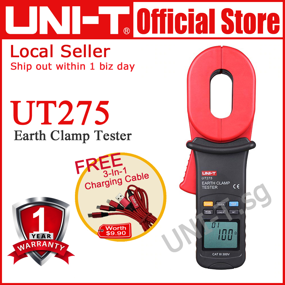 Uni-T UT275 Clamp Earth Ground Tester | Shopee Singapore
