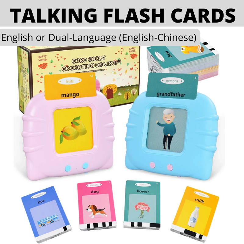 Baby Talking Flash Cards Audio in English/ Chinese Early Educational ...