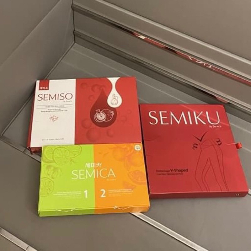 SG Instock Semiso 小红饮, Semica & Semocca with box removed code | Shopee ...