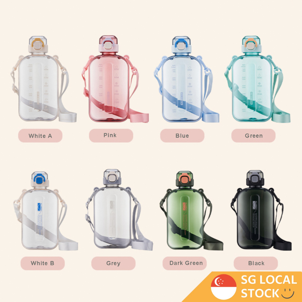 750ml Flat Water Bottle BPA Free & Leakproof | Shopee Singapore