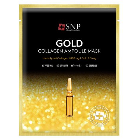 SNP Gold Collagen Ampoule Mask (face wrinkles) | Shopee Singapore