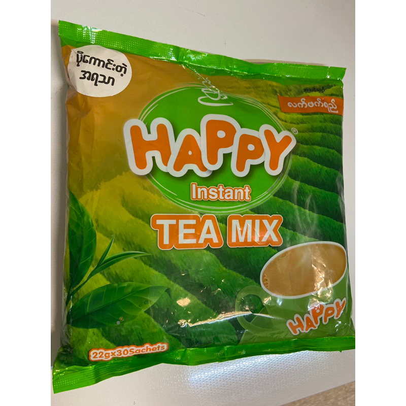 Instant Tea Mix - Happy Myanmar Product , 660g (22g x 30 Sachets ...