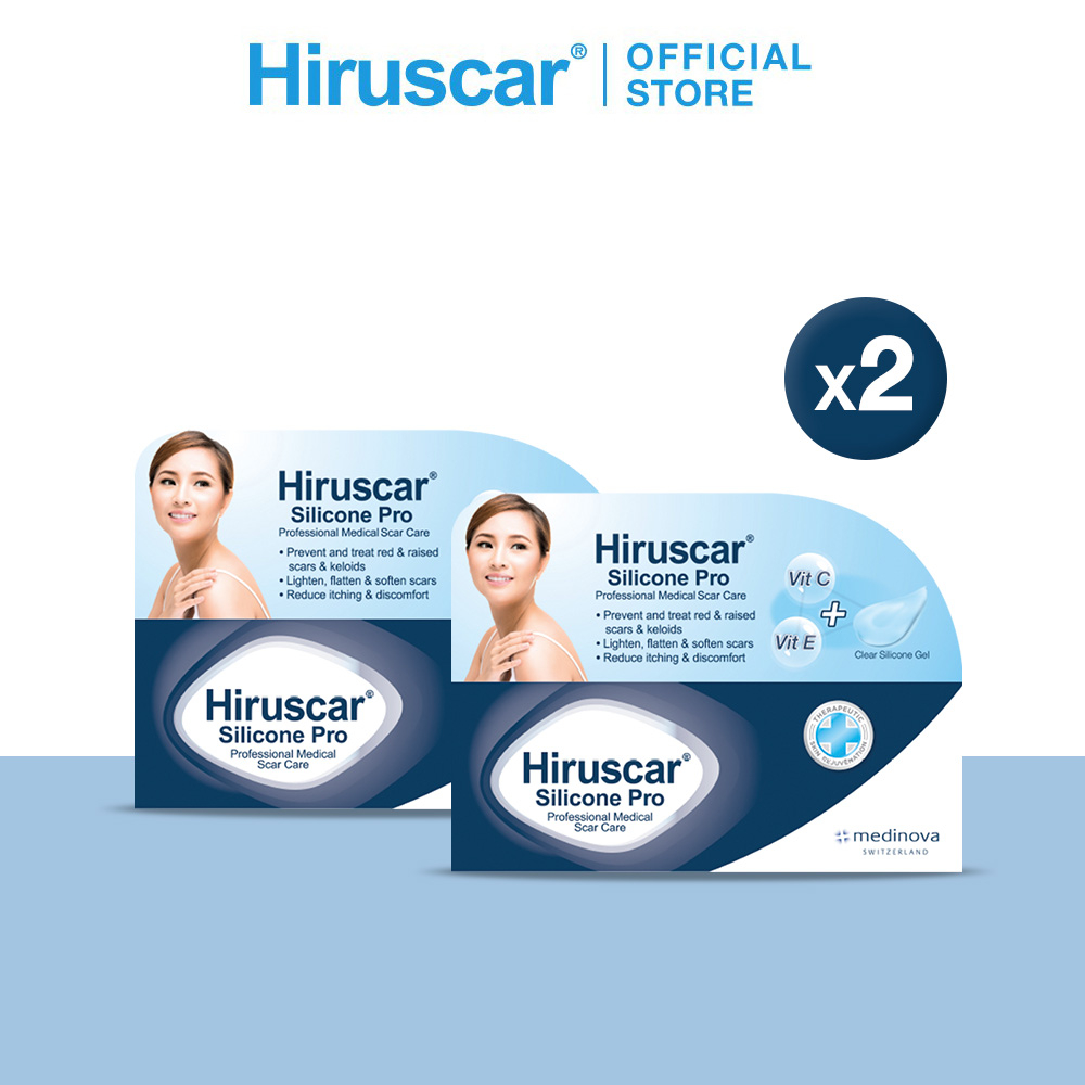 [Hiruscar Official] Bundle of 2 - Hiruscar Silicone Pro 10g | Scar Care ...