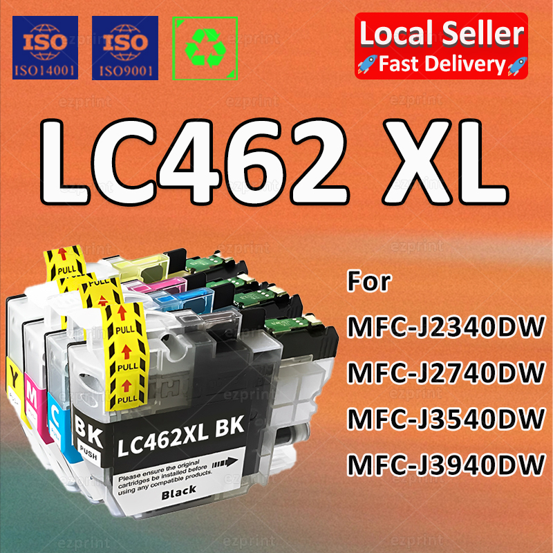 Compatible Brother LC462XL LC462 Cartridge LC462XLBK LC462C LC462BK for ...