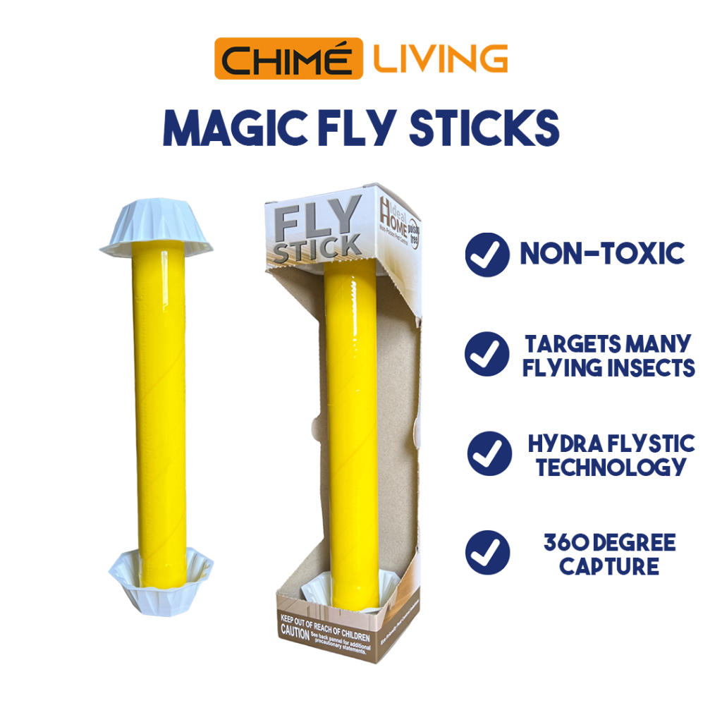 CHIME Magic Fly Sticks | Hydra Flystic | Indoor & Outdoor Insect Flies ...