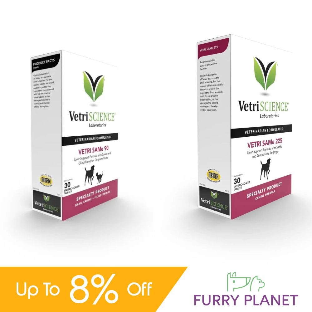 VetriScience® Vetri SAMe 90 mg / 225 mg 30 tablets - Liver support with ...