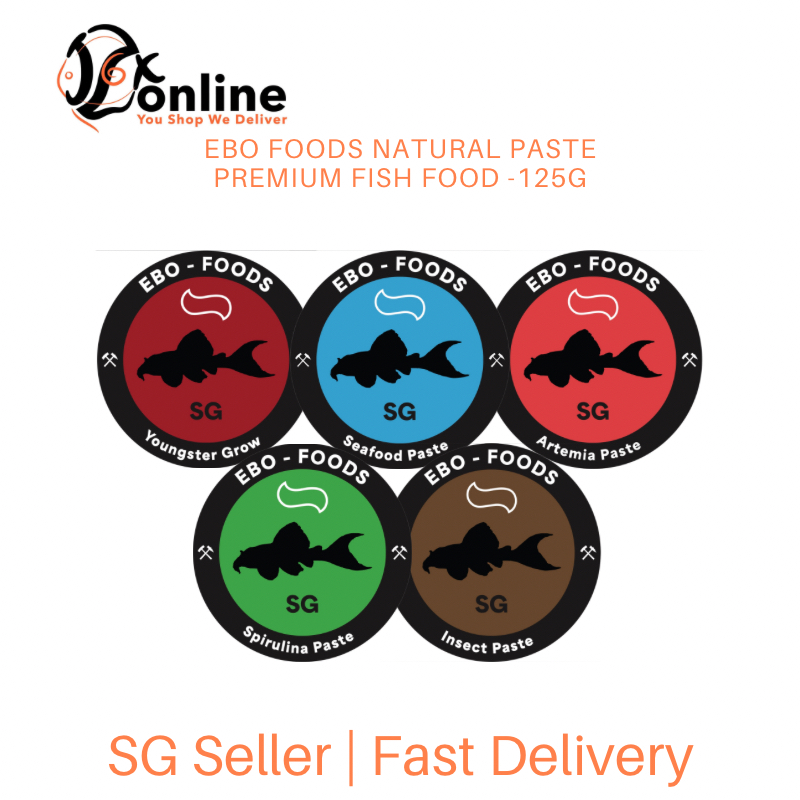 EBO FOODS Natural Paste Premium Fish Food 125g - Youngster Grow ...