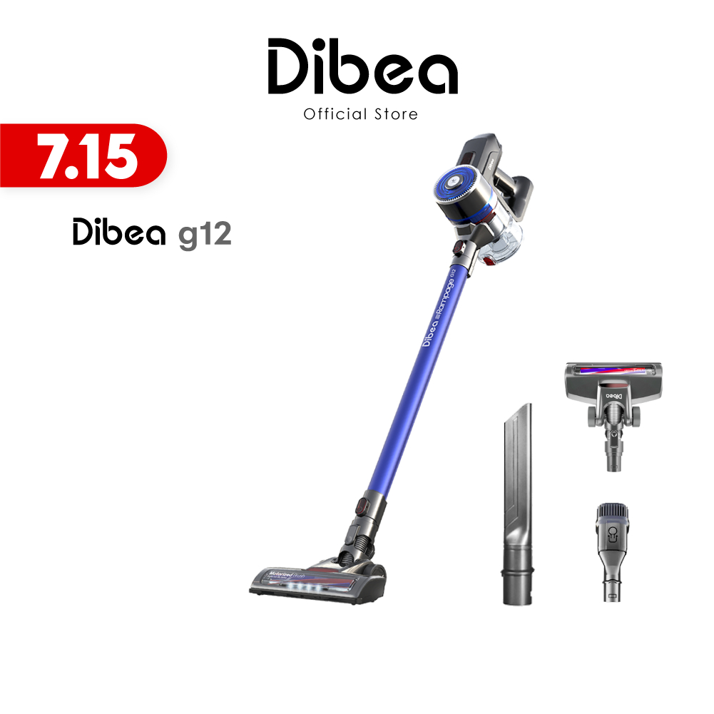 Dibea G12 Cordless Vacuum Cleaner Rampage 14,000 Pa Suction Handheld ...
