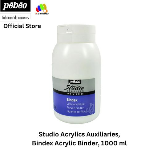 PEBEO Studio Acrylics Auxiliaries, Bindex Acrylic Binder, 1 L ...