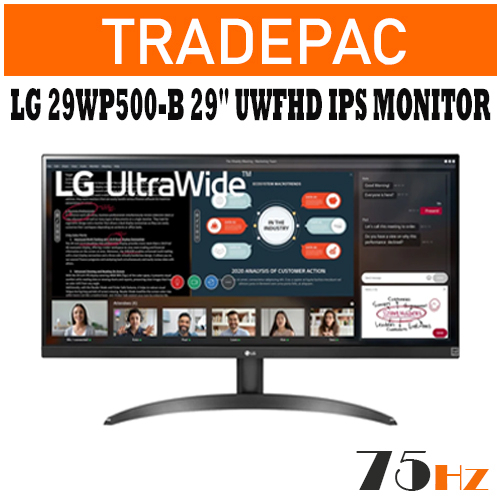 LG 29WP500-B 29'' 21:9 UltraWide Full HD IPS with AMD FreeSync monitor ...