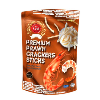 My Real Premium Prawn and Fish Crackers Original Pouch 50g X 5 Bundle ...