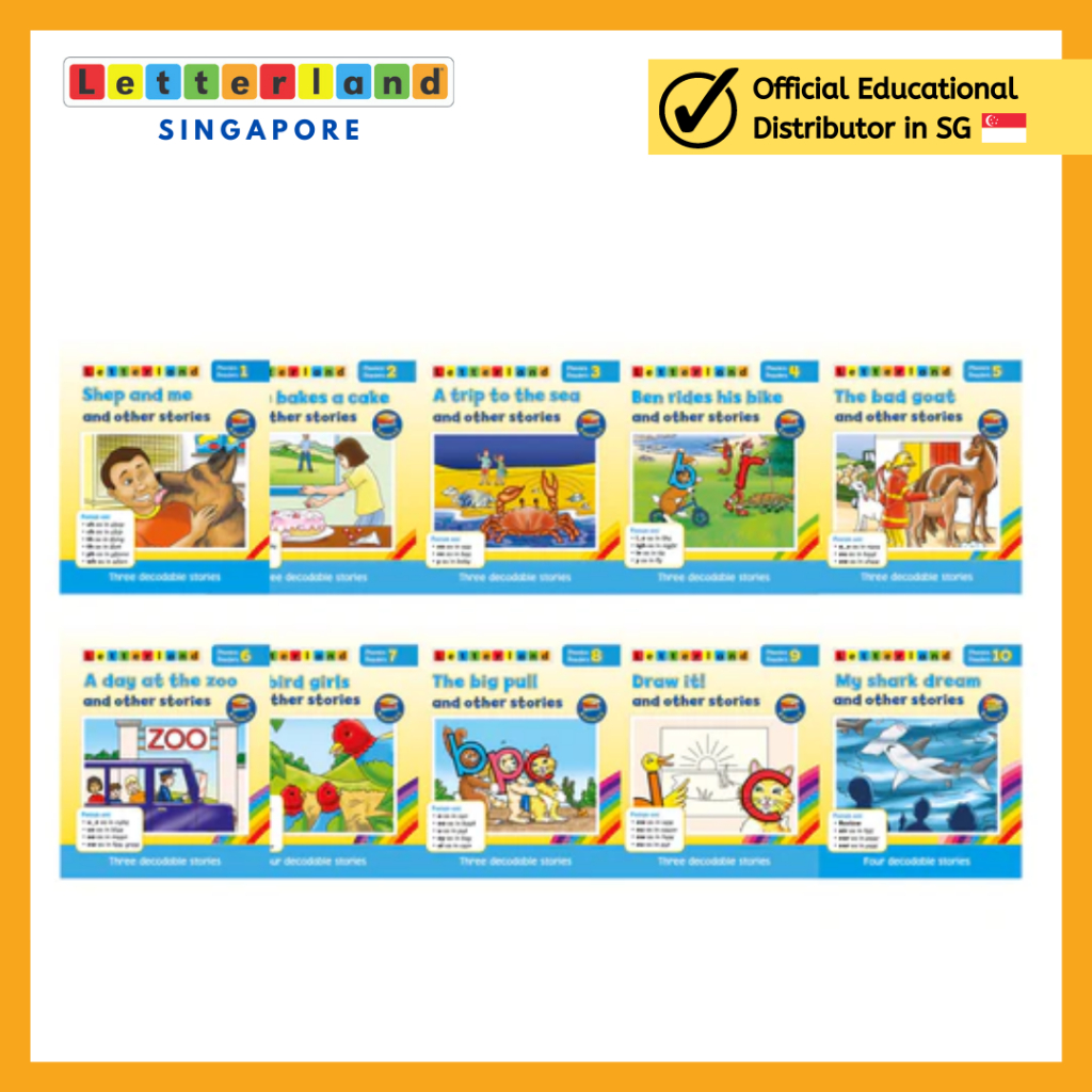 Letterland Phonics Readers - Blue Series | Shopee Singapore