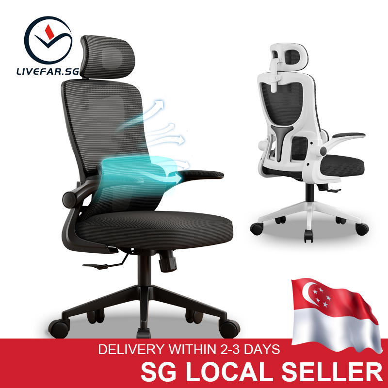 【SG Stock】Livefar Ergonomic Office Chair Mesh Office Chair with ...