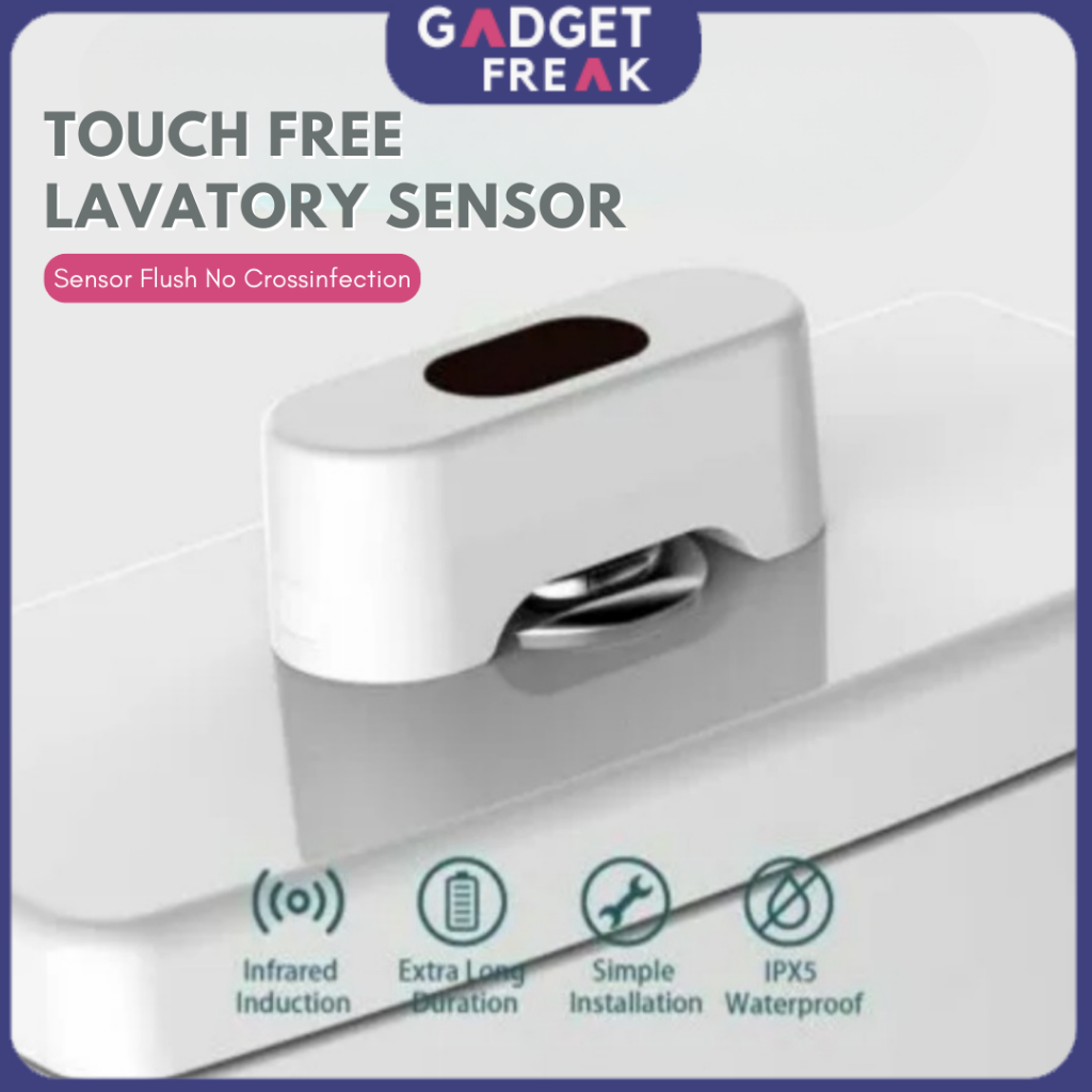 Smart Toilet Flush Non Contact Touchless Automatic Toilet Flusher ...