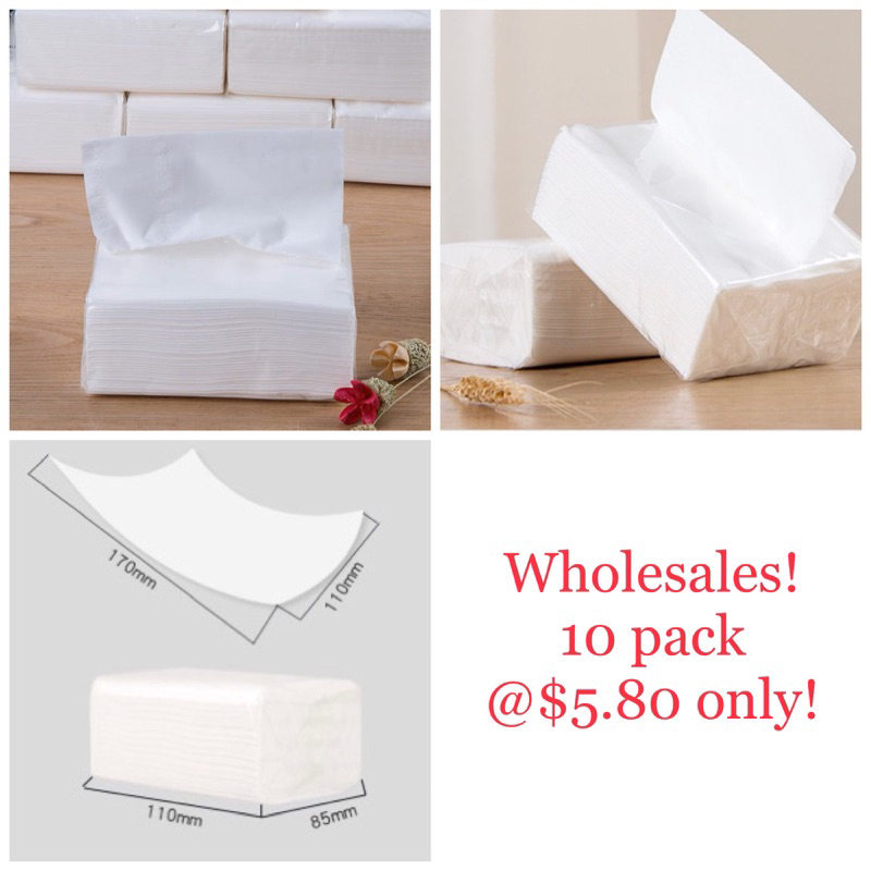 (60 pulls/pack) 4ply Small pack tissue paper | Shopee Singapore