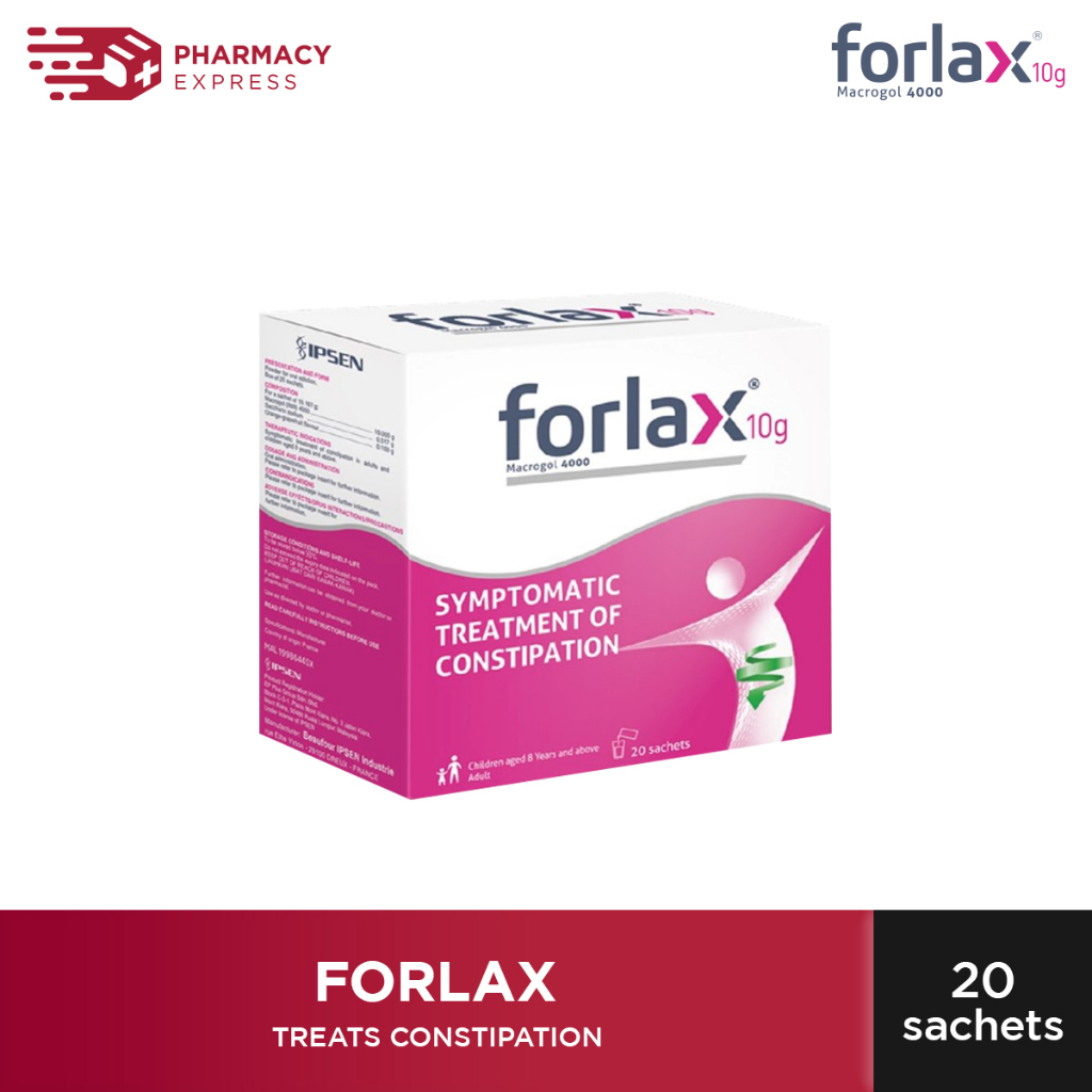 Forlax constipation powder for oral solution 10g - 20 sachets | Shopee ...