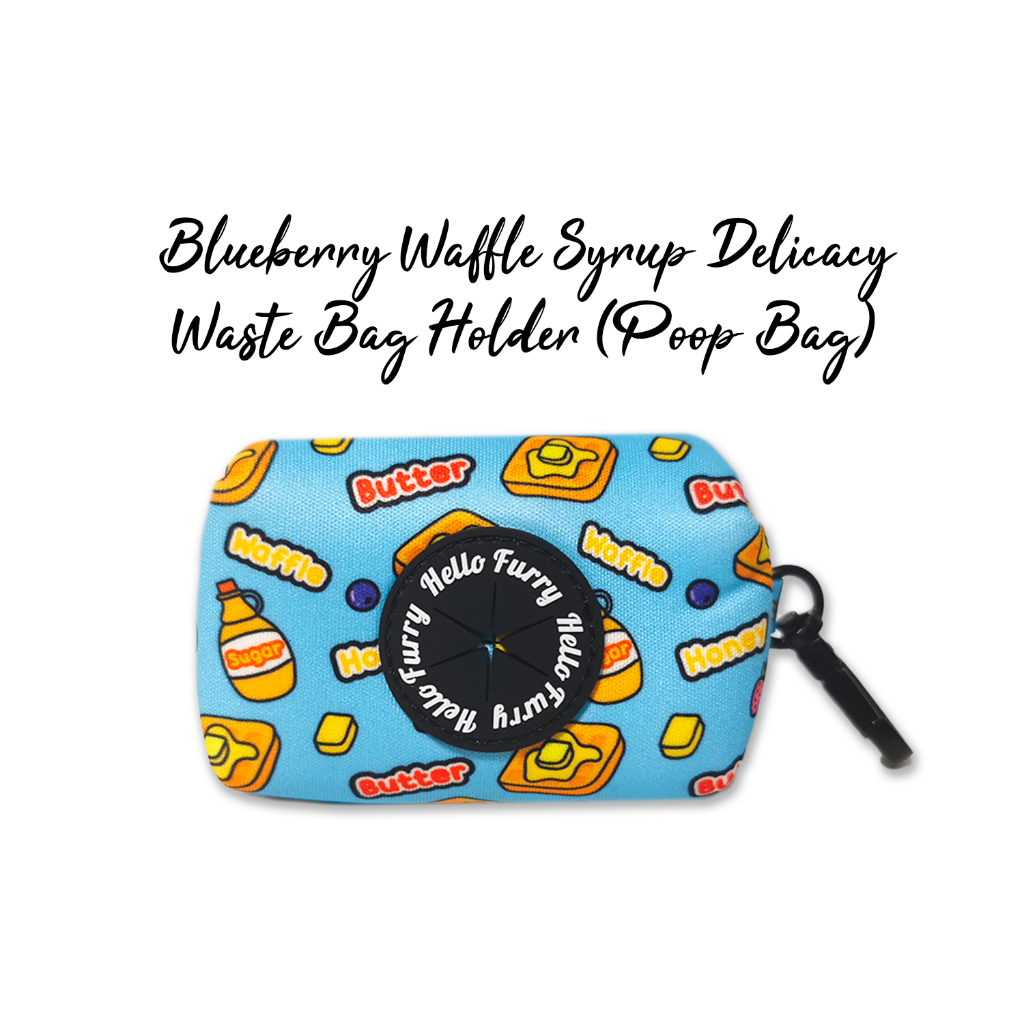 Waste Holder Bag ( Dog Poop Bag ) –Blueberry Waffle Syrup Delicacy ...