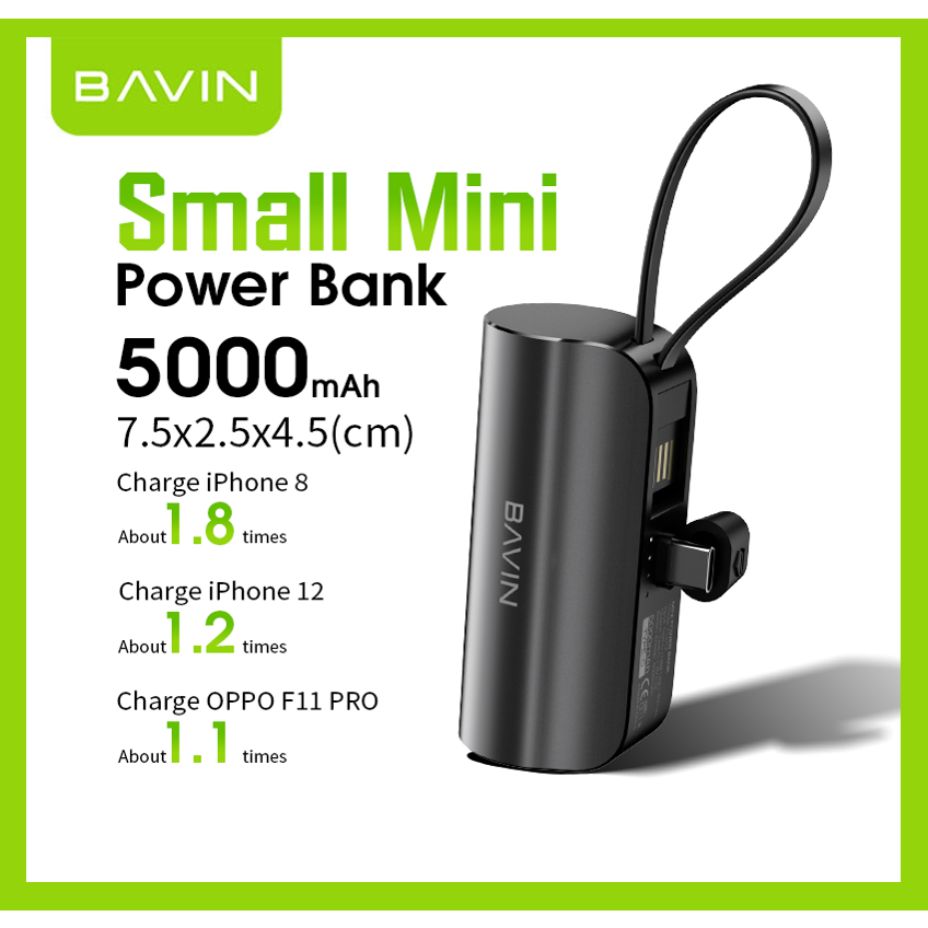 [SG Stock]Bavin PC012/PC013 5000mAh Mini Fast Charging Portable Power ...