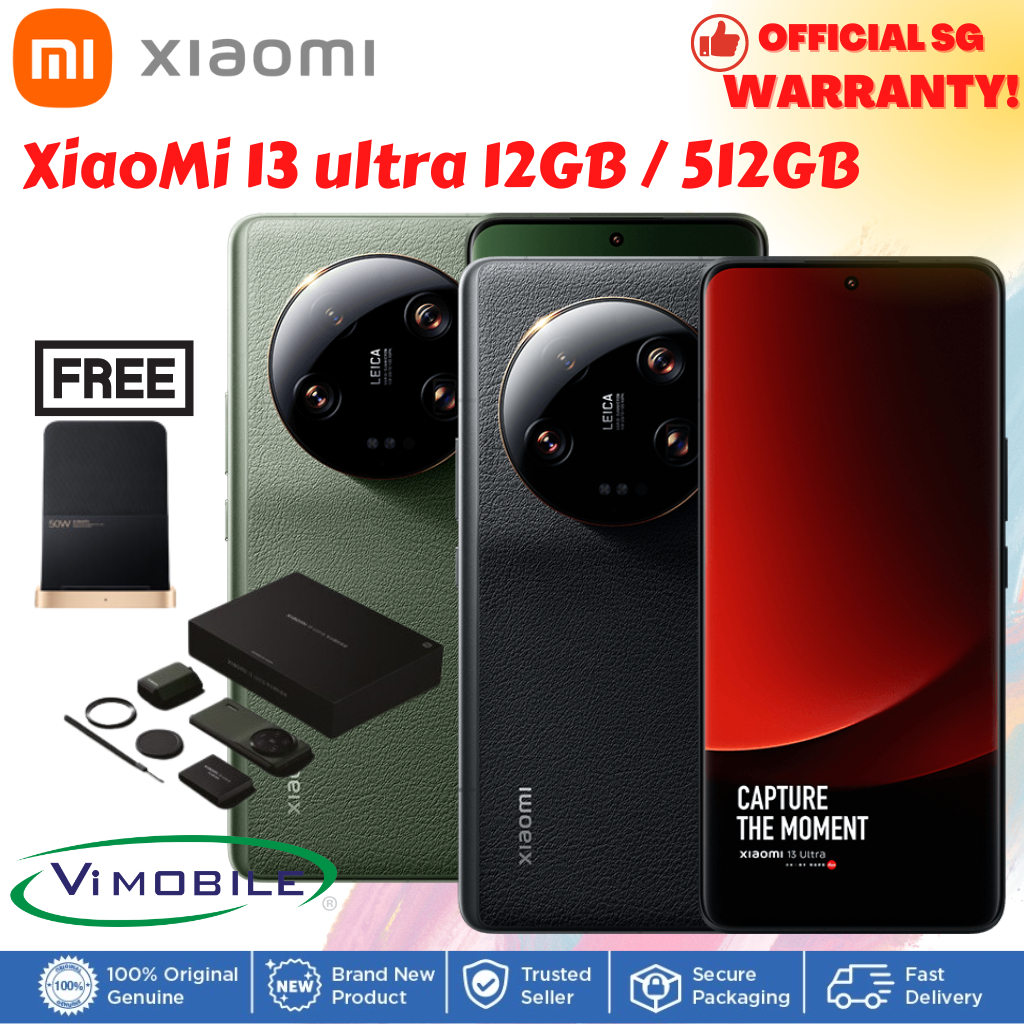 XiaMi 13 Ultra 12GB/512GB (Free Gift) | 2 years Warranty by XiaoMi SG ...