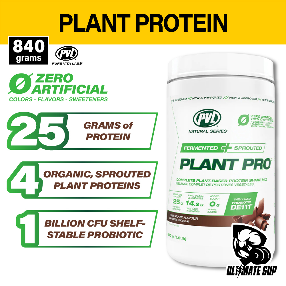 PVL, Plant Pro, Plant Based Protein Powder for Muscle Growth, Complete ...