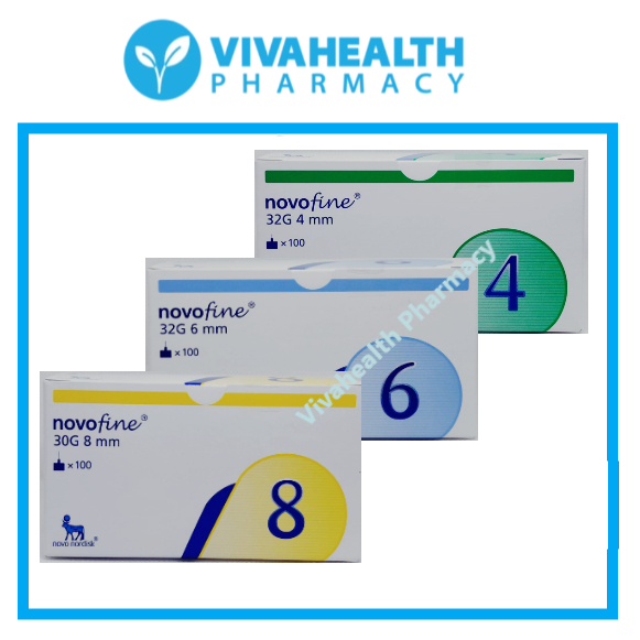 Novofine needles, 4/6/8mm 100s/box | Shopee Singapore