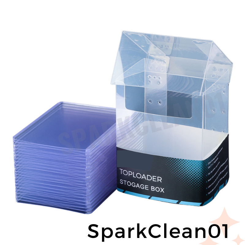Toploader Box Transparent No Logo (Fits 30 Toploaders) | Clear Storage ...