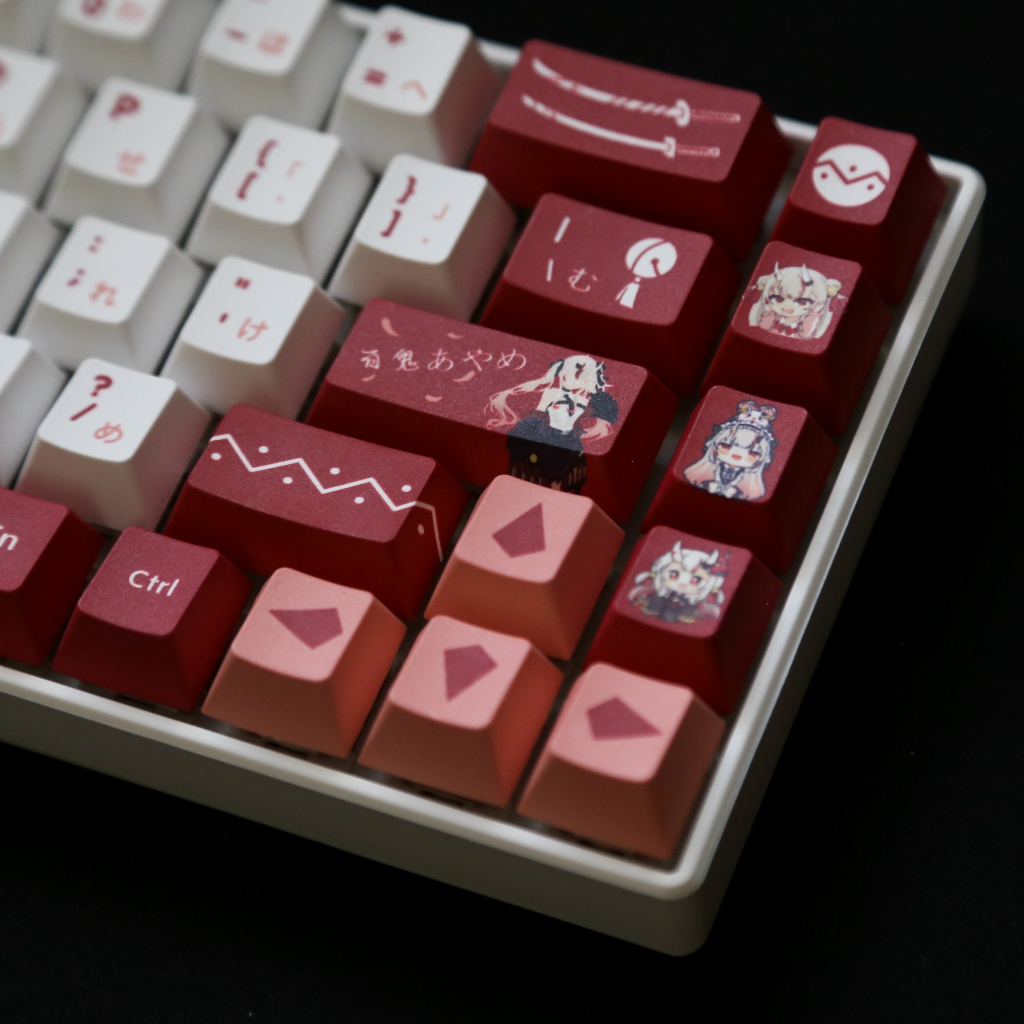 Vtuber Hololive JP Nakiri Ayame Theme PBT Keycaps | Shopee Singapore