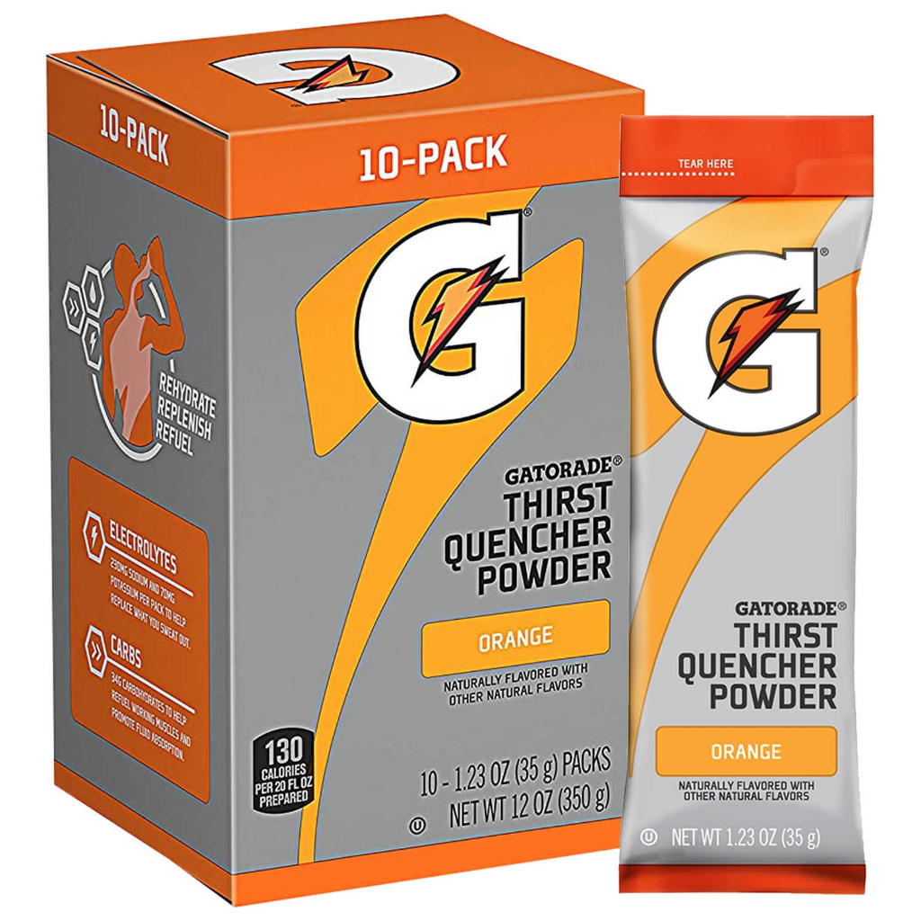 Gatorade Thirst Quencher Powder 35g - 10 Pack, Rehydrate Replenish ...
