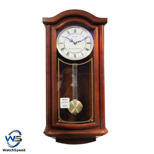 SEIKO QXH118BN QXH118B Dual Chime Wooden Pendulum Wall Clock | Shopee ...