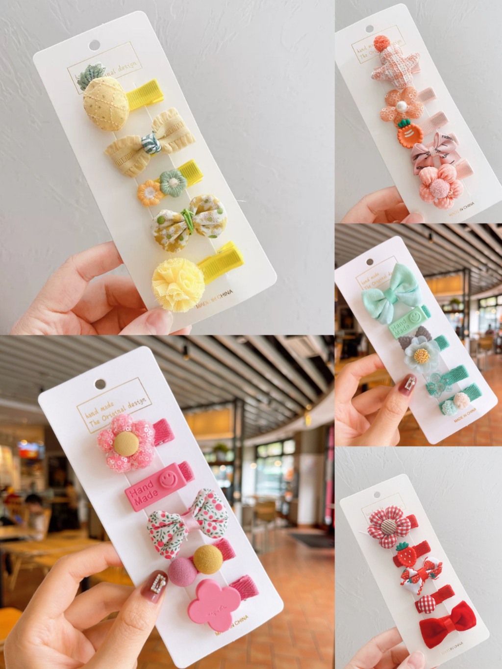 SG Stock Children Hair Clips Kids hairpin Accessories Set Korea Style ...