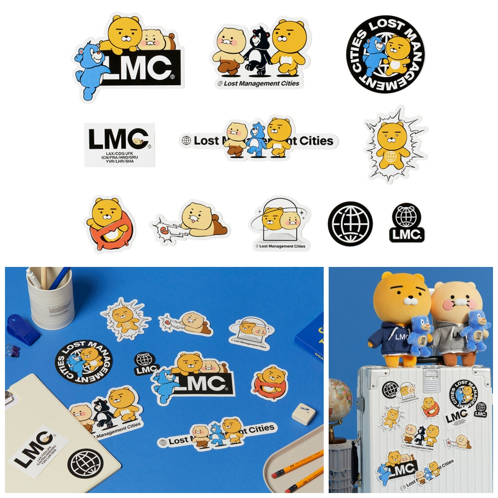 LMC X KAKAO FRIENDS Big Deco Stickers / Decoration Sticker Pack Set ...