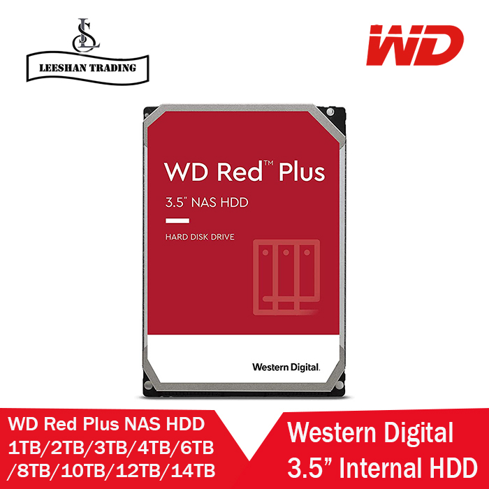 Western Digital 1TB/2TB/3TB/4TB/6TB/8TB/10TB/12TB/14TB 5400RPM WD Red ...
