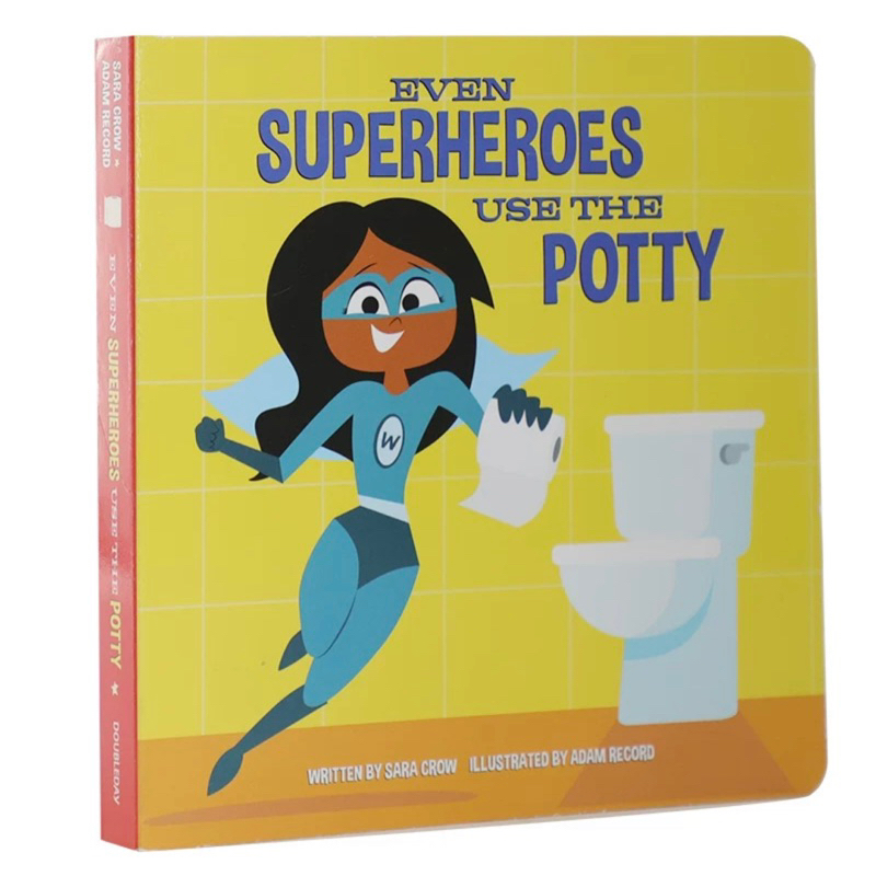 Even Superheroes Use the Potty (Board Book) | Shopee Singapore