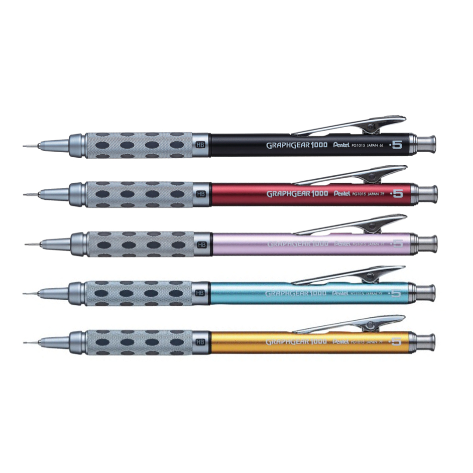 Pentel GraphGear 1000 0.5mm Professional Mechanical Drafting Pencil ...