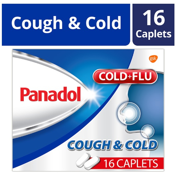 Panadol Cough & Cold, 16 caplets | Shopee Singapore