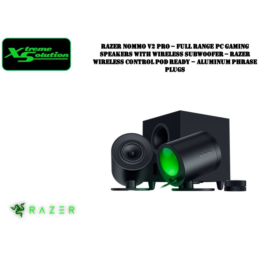 Razer Nommo V2 Pro - Full Range PC Gaming Speakers With Wireless ...