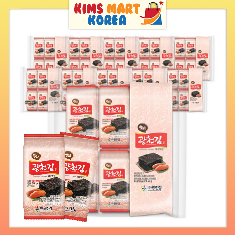 Gwangchun Seasoned Seaweed with Pollock Roe Best Side Dish Premium ...