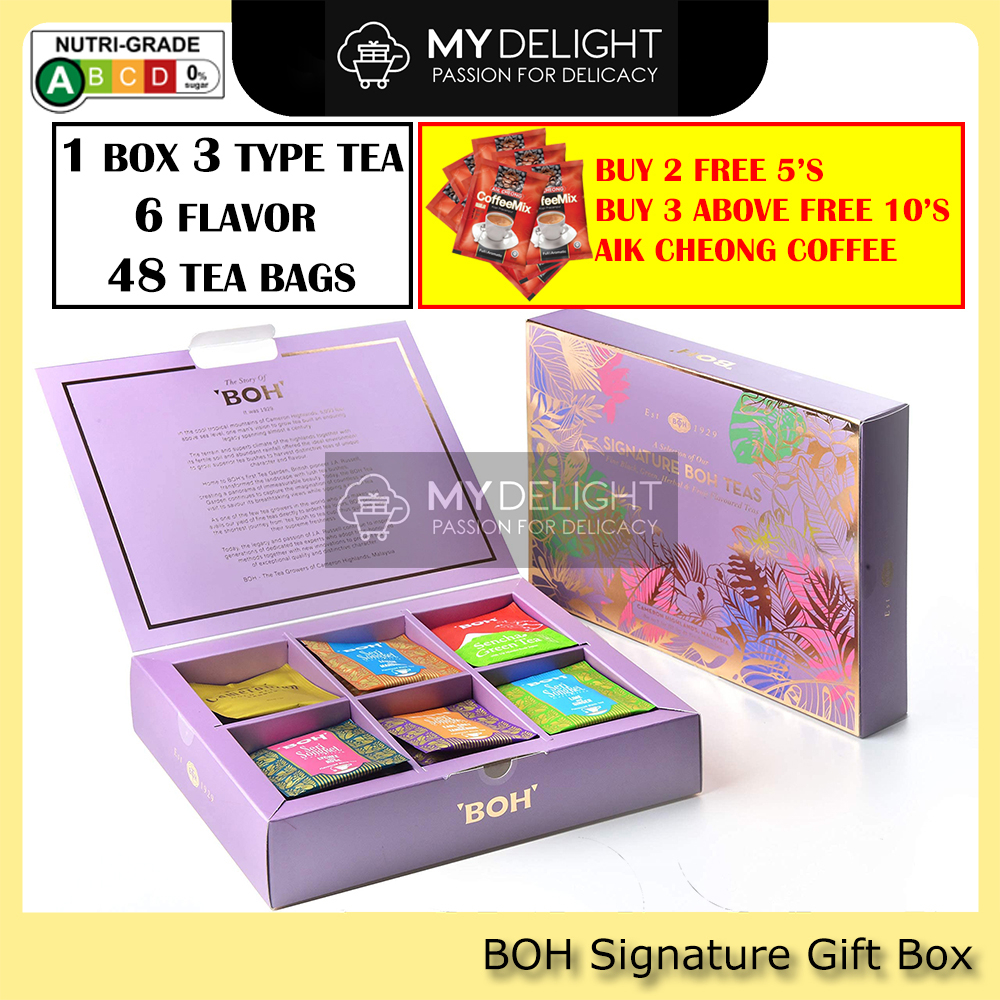 BOH Signature Tea Gift Box Set Giftbox Gold Blend Seri Songket ...