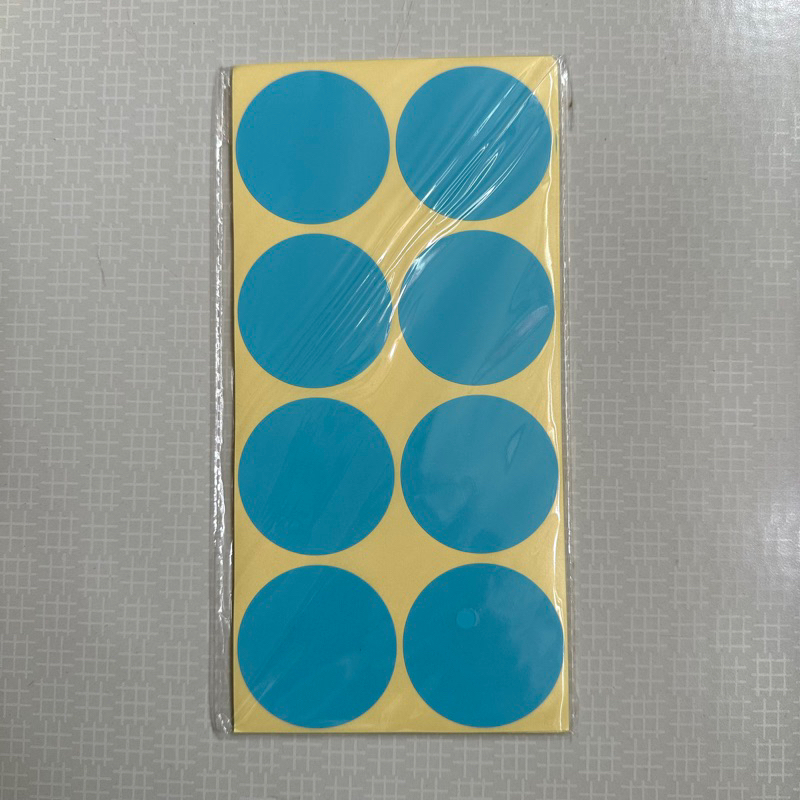 [SG Seller] 50mm Round Sticker Label Dot Sticker Colourful Paper ...