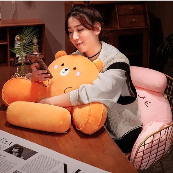 [SG Seller] Cute Bedside soft large backrest lumbar support cushion ...