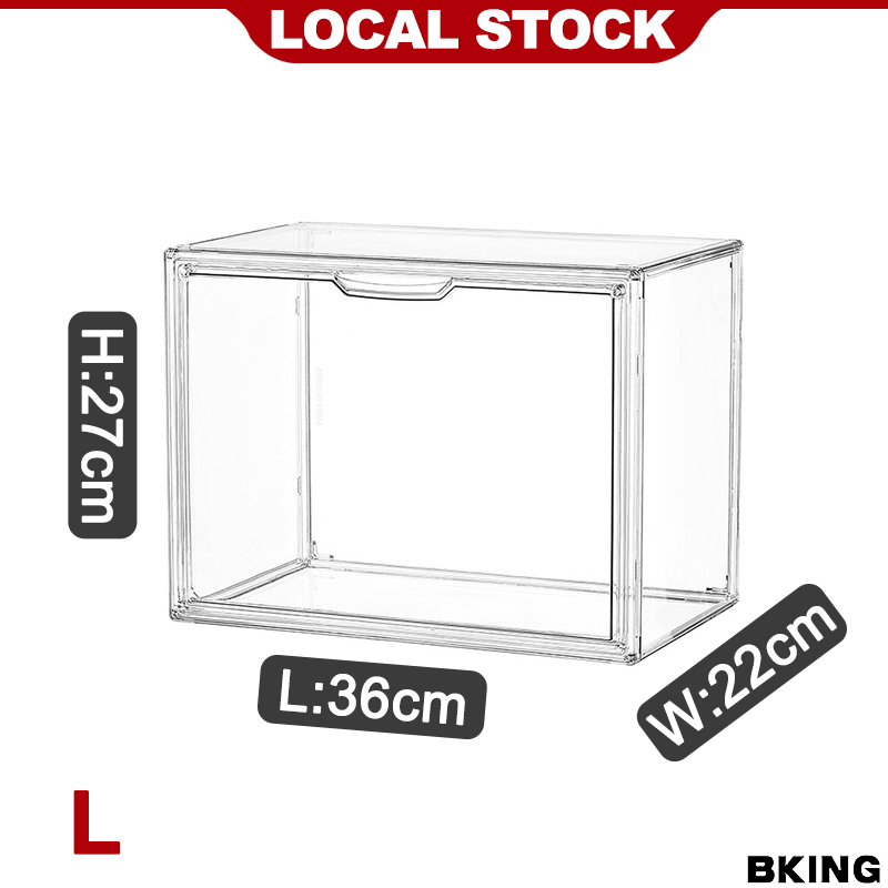 LED Acrylic Display Box With Light Transparent Popmart Display Box Doll ...