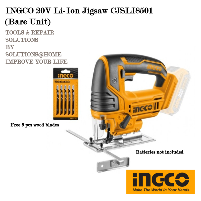INGCO 20V Lithium-ion Jigsaw CJSLI8501 (Bare Unit) | Shopee Singapore