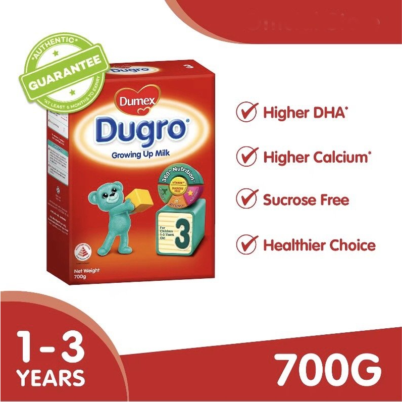 Dumex Dugro Stage 3 Growing Up Kid Milk Formula (700G) | Shopee Singapore