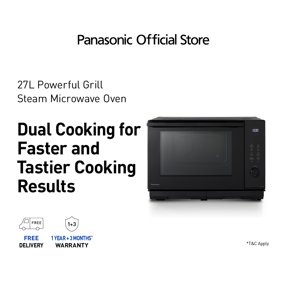 Panasonic 27L Multifunction Grill Steam Microwave Oven NN-DS59NBYPQ ...