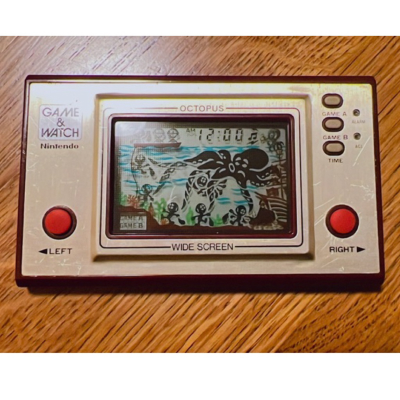 NINTENDO GAME AND & WATCH Octopus Wide Screen1981 Direct From Japan ...