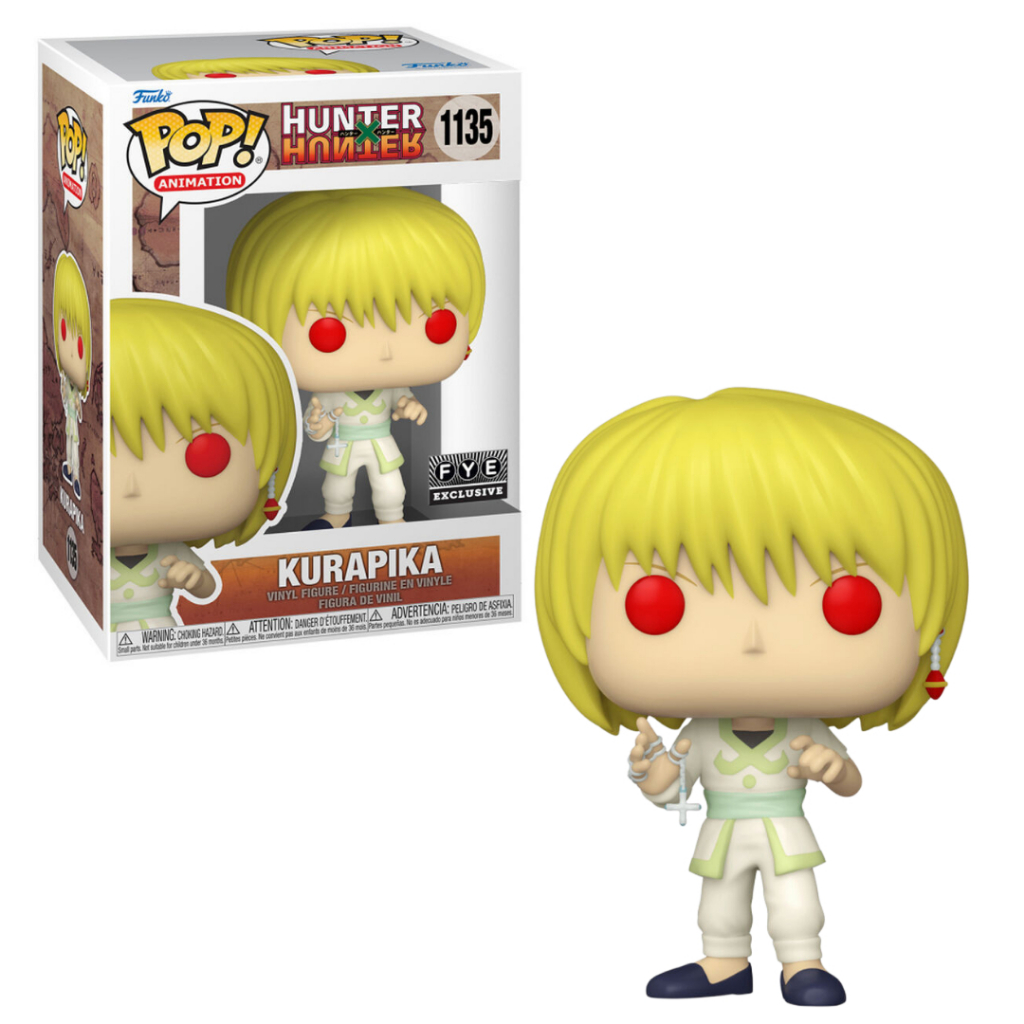 Funko Pop! Hunter x Hunter - Kurapika Scarlet Eyes with Chain (FYE ...
