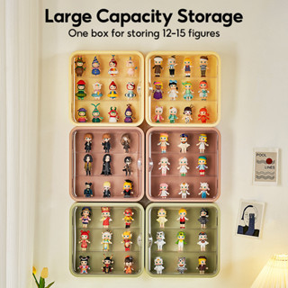 Wall Acrylic Popmart Display Box 3 Layers Blind Box Figurines Display ...