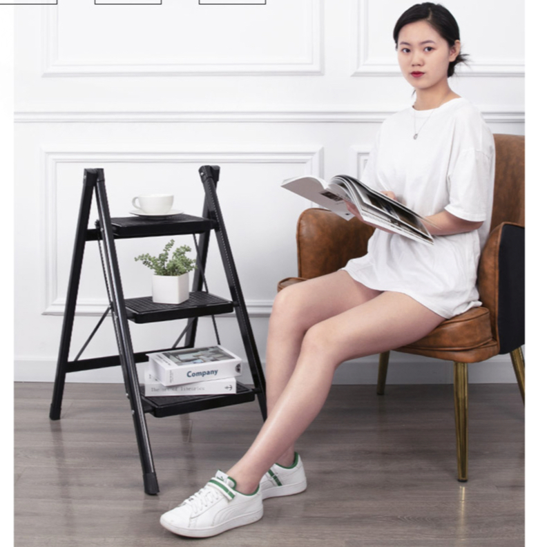 [SG] 3/4 Step Multi-Purpose Household Ladder - Reach New Heights with ...