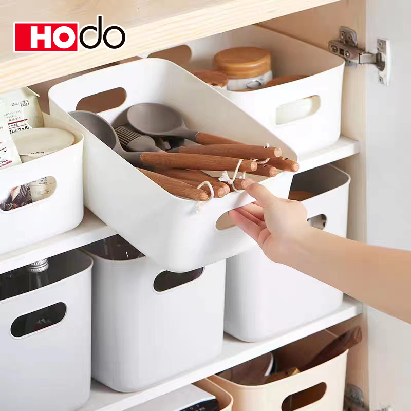 Hodo SG Store Desktop Japanese Style White Plastic Storage Box Storage ...