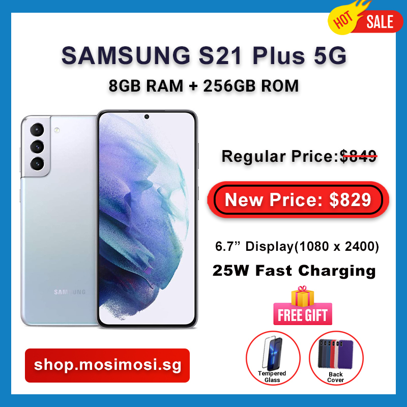 SAMSUNG Galaxy S21 Plus 5G 8GB RAM + 256GB ROM Local Sealed Set With 1 ...
